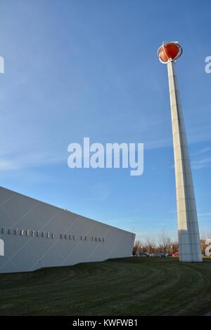 The Basketball Hall of Fame located in Springfield, Massachusetts ...