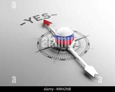 Russia High Resolution Yes Concept Stock Photo - Alamy