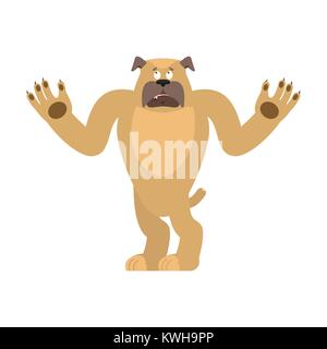 Dog confused emoji oops face avatar.Pet perplexed emotions. bulldog ...