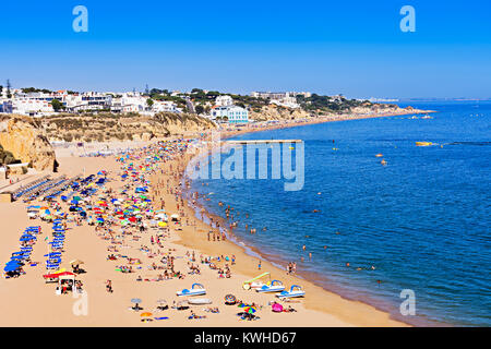 Albufeira city beach, Algarve region, south Portugal Stock Photo - Alamy