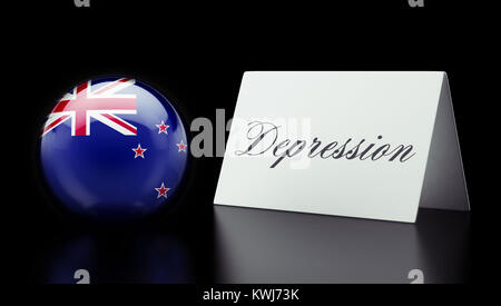 New Zealand High Resolution Depression Concept Stock Photo - Alamy