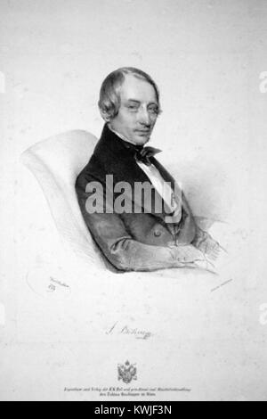 Josef Böhm Violinist Litho Stock Photo - Alamy