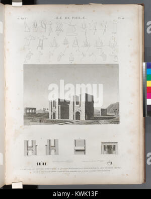 Illustrations depict architectural details, including a roof design and ...