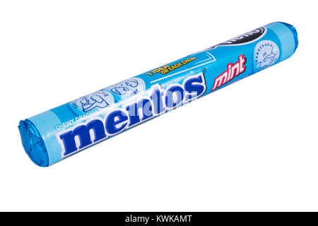 packet of Mentos mints Stock Photo - Alamy