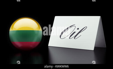 Lithuania High Resolution Oil Concept Stock Photo - Alamy