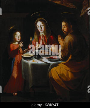 Josefa de Óbidos' 'Sagrada Família' represents a sacred scene with the ...