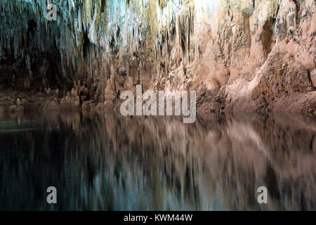 cave abyss blue lagoon water Stock Photo - Alamy