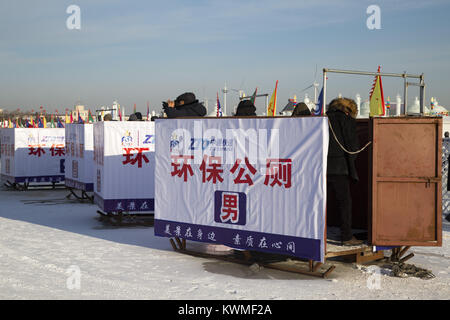 Songyuan, China's Jilin Province. 28th Dec, 2014. People select fresh ...