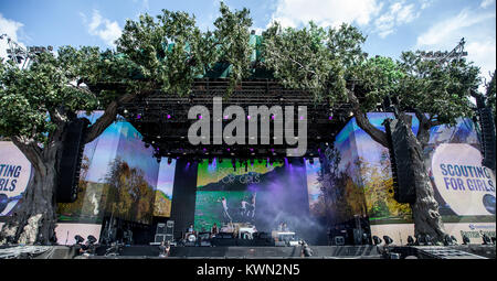 British Indie band Scouting for girls perform live at Gateways Live ...