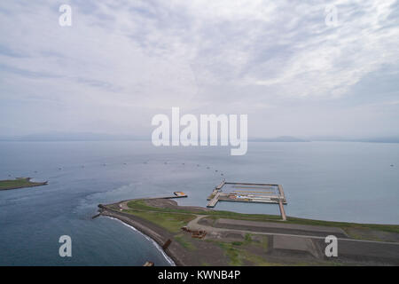 Lake Saroma, Yubetsu Town, Monbetsu District, Hokkaido Japan Stock ...