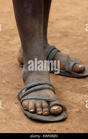 Bare African Feet Stock Photo - Alamy
