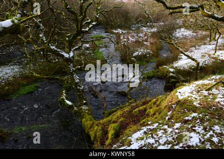 Source of the river Loughor Black Mountain Carmarthenshire Wales Stock ...