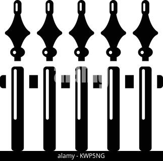 Guardrail icon, simple black style Stock Vector Image & Art - Alamy
