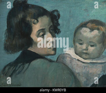 This work by Emile Bernard depicts the style of Vincent van Gogh ...