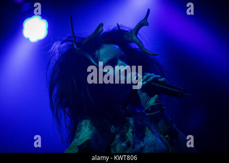 The Norwegian singer, songwriter and belly dancer Elin Kåven performs a ...