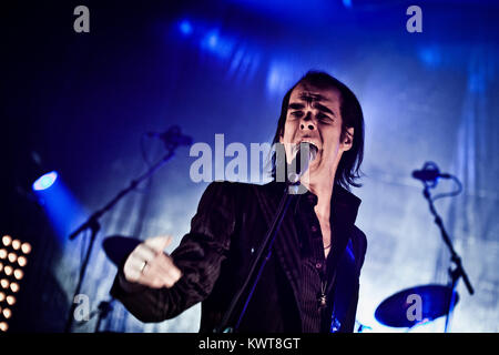 The alternative rock band Grinderman is here pictured with lead singer ...