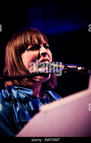 The Swedish singer-songwriter and musician Jenny Wilson performs a live ...