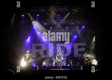 The British rock band Ride performs a live concert at the Polish music ...