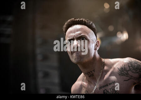 The South African rap duo Die Antwoord performs a live concert at ...