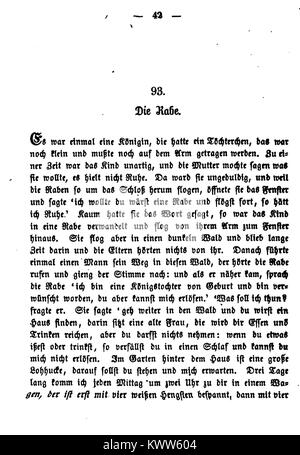 The 1857 edition of De Kinder und Hausmärchen (Grimm's Fairy Tales) is ...