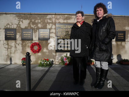 Beatrice Worton (left), mother of Kingsmill victim Kenneth Worton, and ...