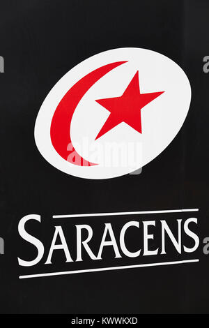 Allianz Park stadium, home of the Saracens Rugby team, Barnet Copthall ...