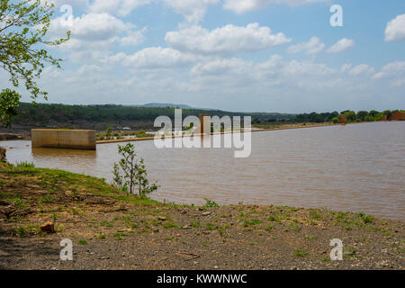 Engelhard Dam by Letaba River, Kruger National Park, South Africa Stock ...