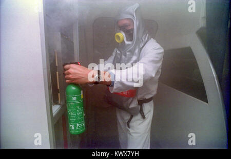 Air 2000 crew training at Lowfield Heath in West Sussex Stock Photo - Alamy