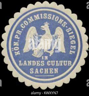 This image depicts a seal from the Prussian Royal Guard Reserve ...