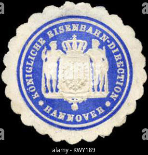 This seal represents the Royal Railway Directorate of Magdeburg ...