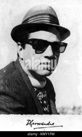 Signed photograph of Indian actor Dharmendra, representing official ...