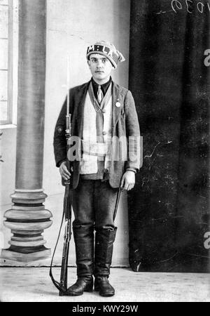 This image depicts a Finnish Red Guard soldier who died in the Battle ...