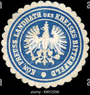 This image shows the seal of the Royal Prussian Consistory from Cassel ...