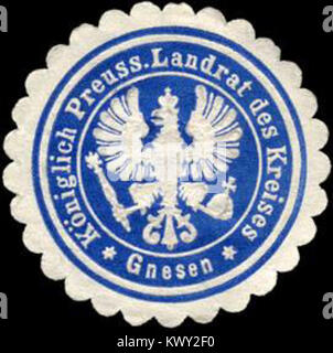 The Siegelmarke is a wax seal used by the Royal Prussian Landes ...