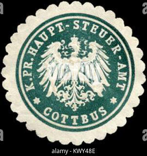 This image shows the seal of the Royal Prussian Consistory from Cassel ...