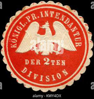 Seal of the Royal Prussian Military - Intendance of the XVIII Army ...
