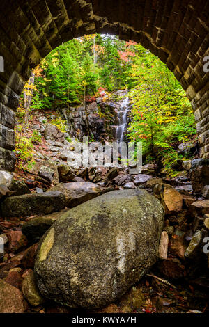 Hadlock Falls in Acadia National Park in Maine Stock Photo - Alamy
