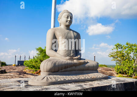 Buddha monument and statue at the Buddangala Rajamaha Viharaya Temple ...