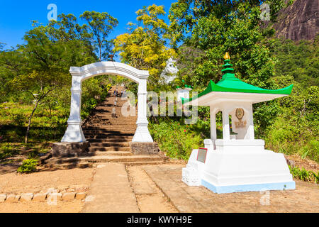 Sri Pada or Paadaya Temple with sacred Buddha footprint in buddhist ...