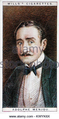 ADOLPHE MENJOU (1890-1963) American film actor about 1940 Stock Photo ...