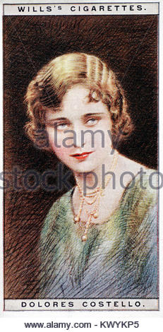 DOLORES COSTELLO American film actress marries actor John Barrymore in ...