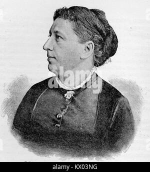 Minna Peschka-Leutner, a 19th-century artist and musician, is depicted ...