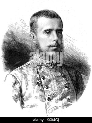 A portrait of Archduke Rudolf, Imperial Prince of Austria and Royal ...