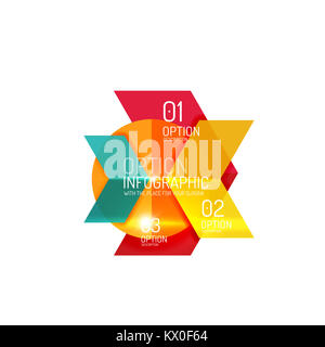 colorful triangle geometric shape social media post template design ...