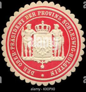 The image shows the Siegelmarke (seal) of the Ober-Schulbehörde (Upper ...