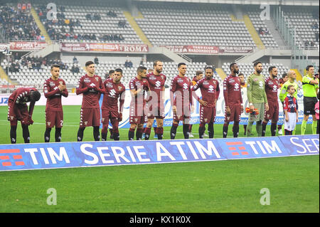 Turin, Italy. 6th January, 2017. Daniele Baselli (Torino FC) during the ...