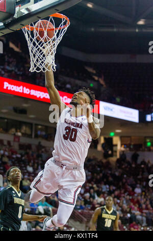 Columbia, SC, USA. 6th Jan, 2018. Vanderbilt Commodores guard Saben Lee ...