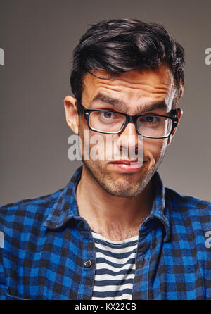 Close-up portrait of beautiful, fresh, healthy and sensual girl over ...