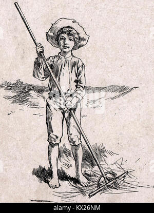 vintage victorian image of a child Stock Photo - Alamy