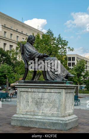 John Marshall Statue John Marshall Park Washington DC // WASHINGTON DC ...